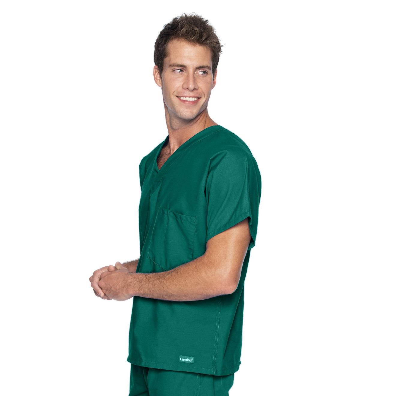 Reversible Scrub Top-HUNTER GREEN: 7502-GHP