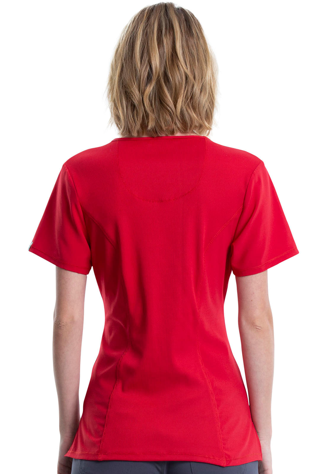 Round Neck Top-Red: 2624A-RED