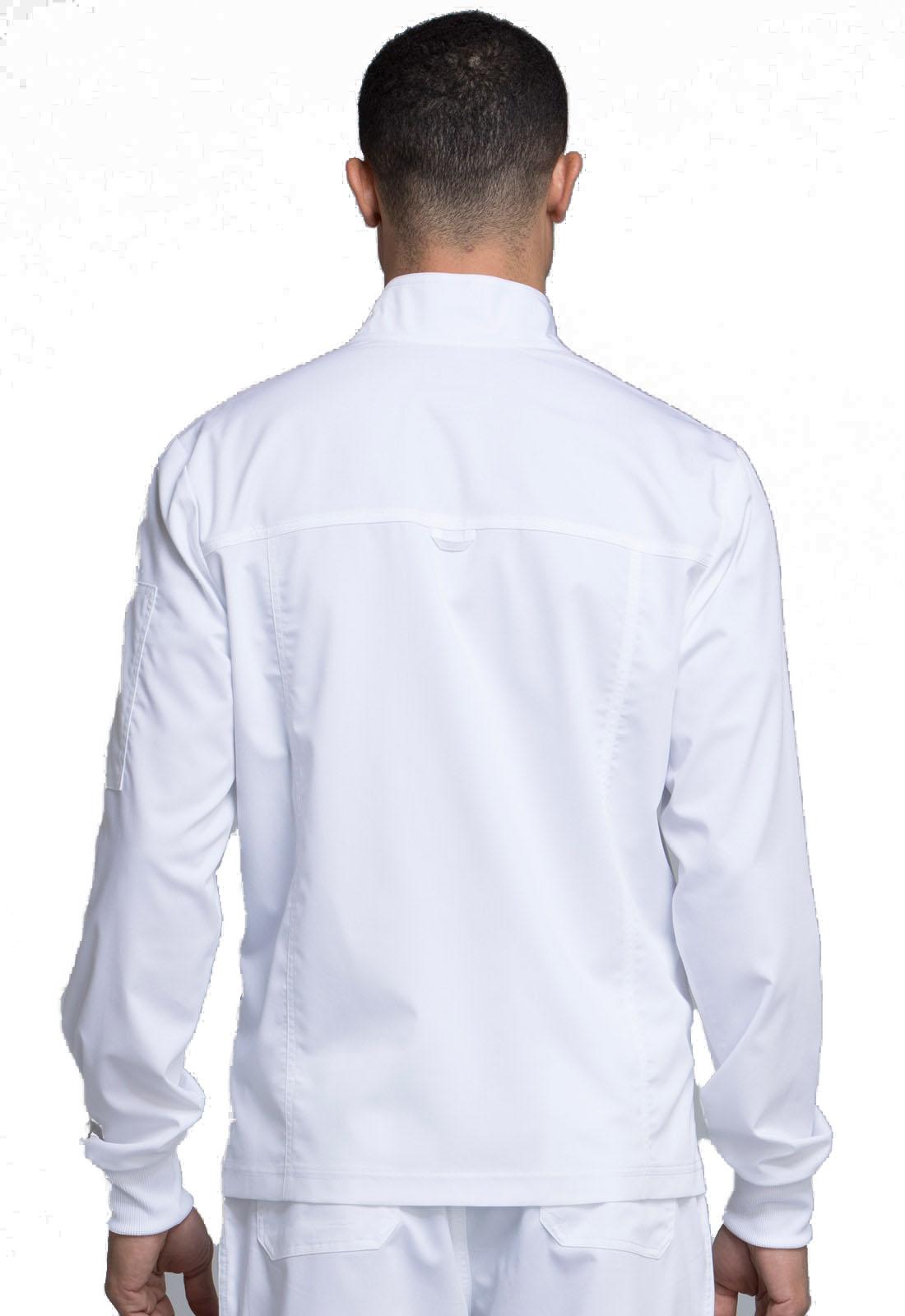 WW Revolution Men's Zip Front-WHITE: WW320-WHT